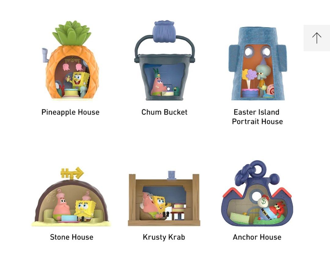 Authentic Popmart Anchor House Spongebob Carnival Series , Hobbies ...