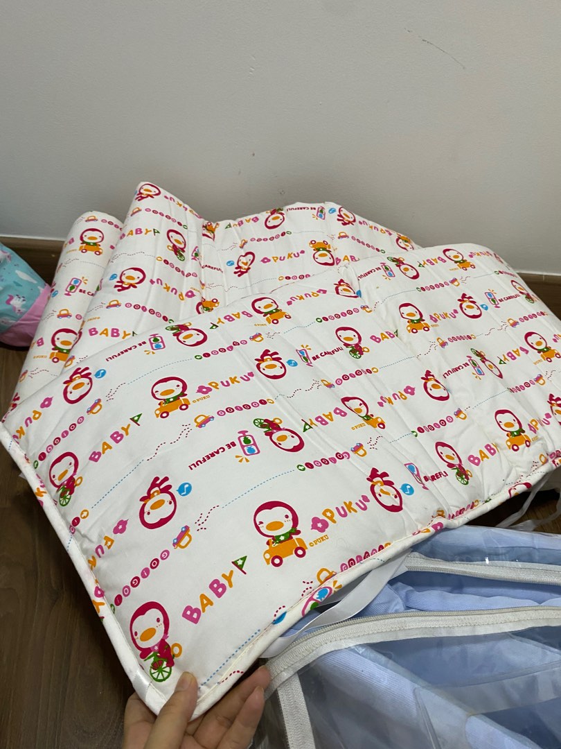 Baby cot bumper padding, Babies & Kids, Baby Nursery & Kids Furniture ...