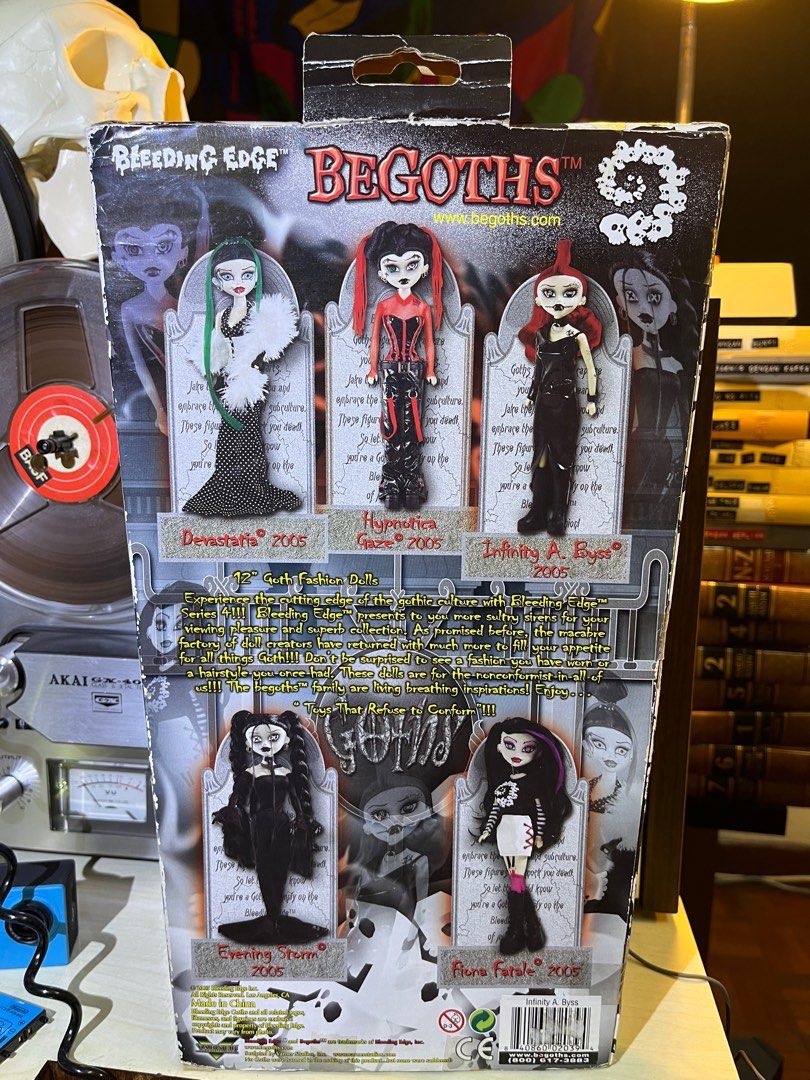 Begoth Infinity A. Byss Bleeding Edge Series 4 Goth Gothic Cybergoth 12 ...