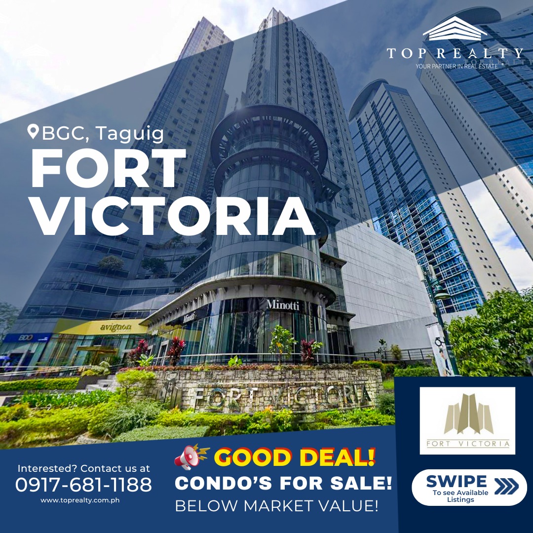 BGC Taguig Condo for Sale at Fort Victoria GOOD BUY with FLEXIBLE ...