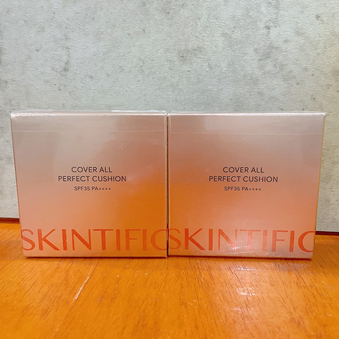 NEW Skintific Cushion Foundation 01 Vanilla 02 Ivory, Beauty & Personal ...