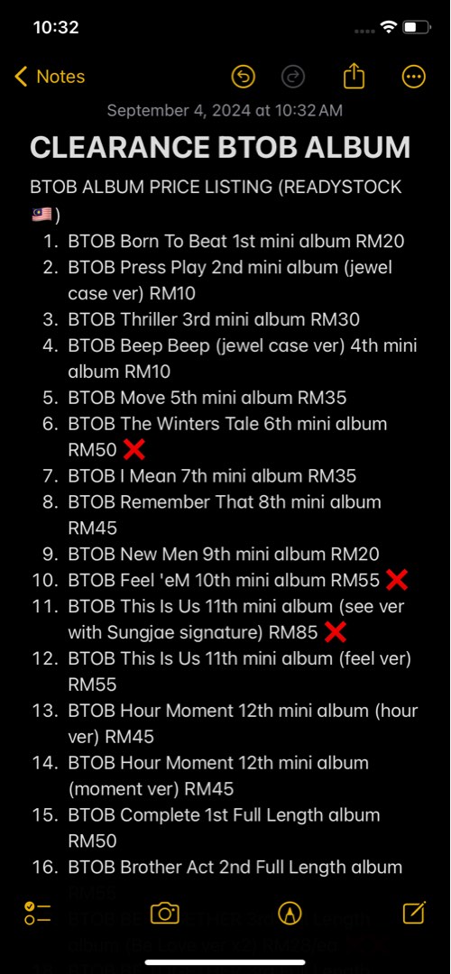 BTOB ALBUM CLEARANCE, Hobbies & Toys, Music & Media, CDs & DVDs on ...