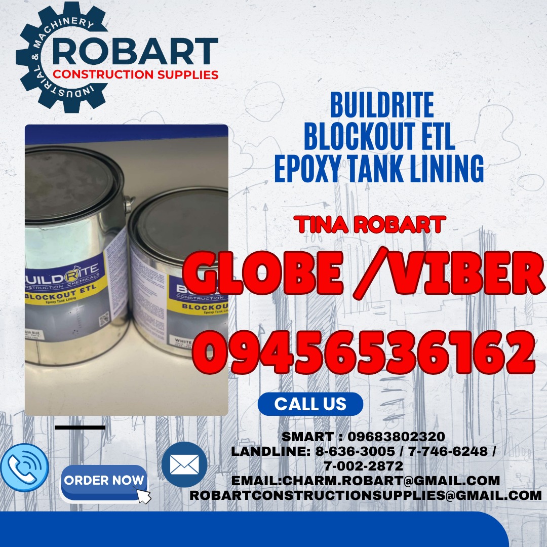 BUILDRITE BLOCKOUT ETL Epoxyn Tank Lining, Commercial & Industrial ...