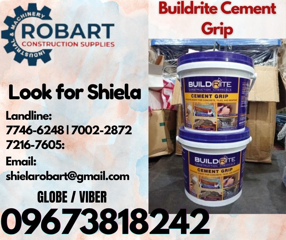 Buildrite Cement Grip, Commercial & Industrial, Construction Tools ...