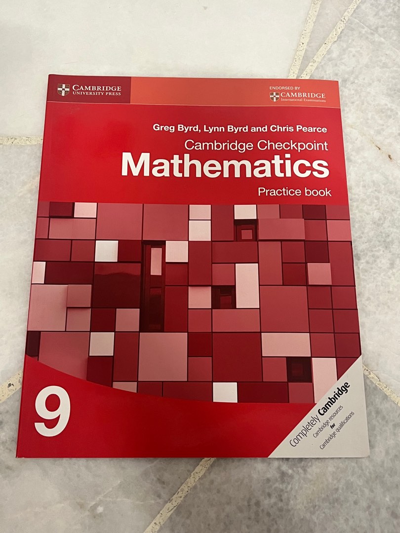 Cambridge Checkpoint Maths Year 9 practice book, Hobbies & Toys, Books ...