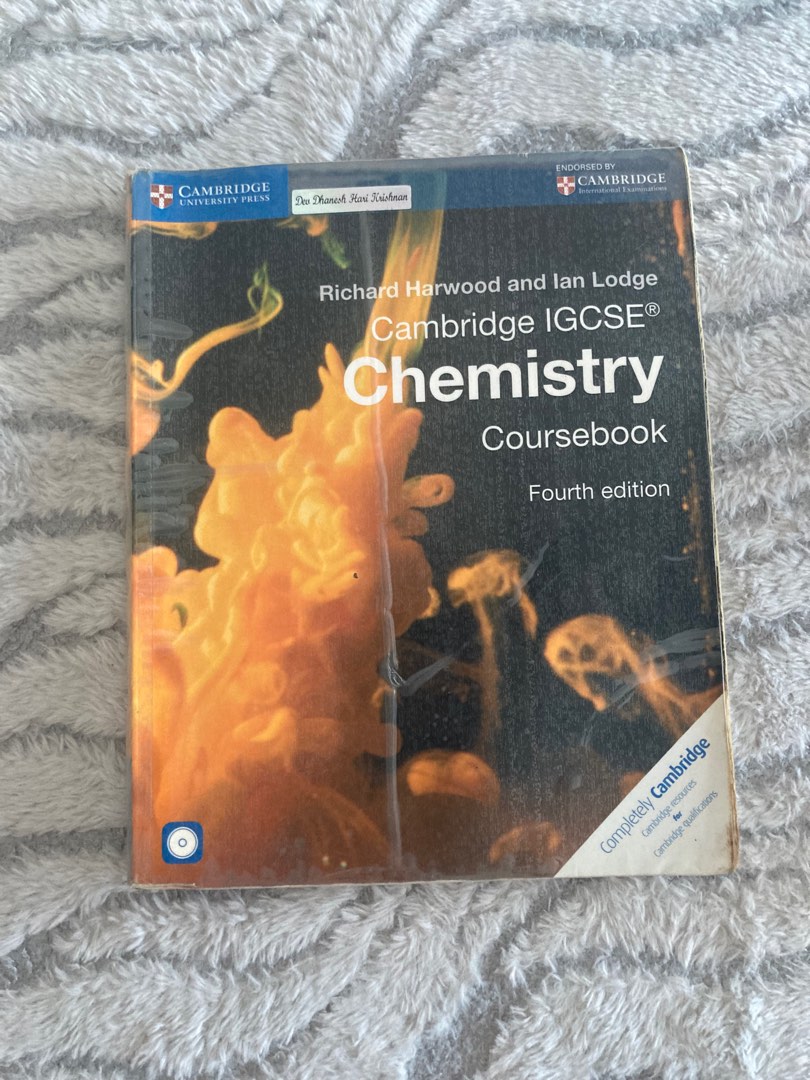 Cambridge IGCSE Chemistry Textbook, Hobbies & Toys, Books & Magazines ...