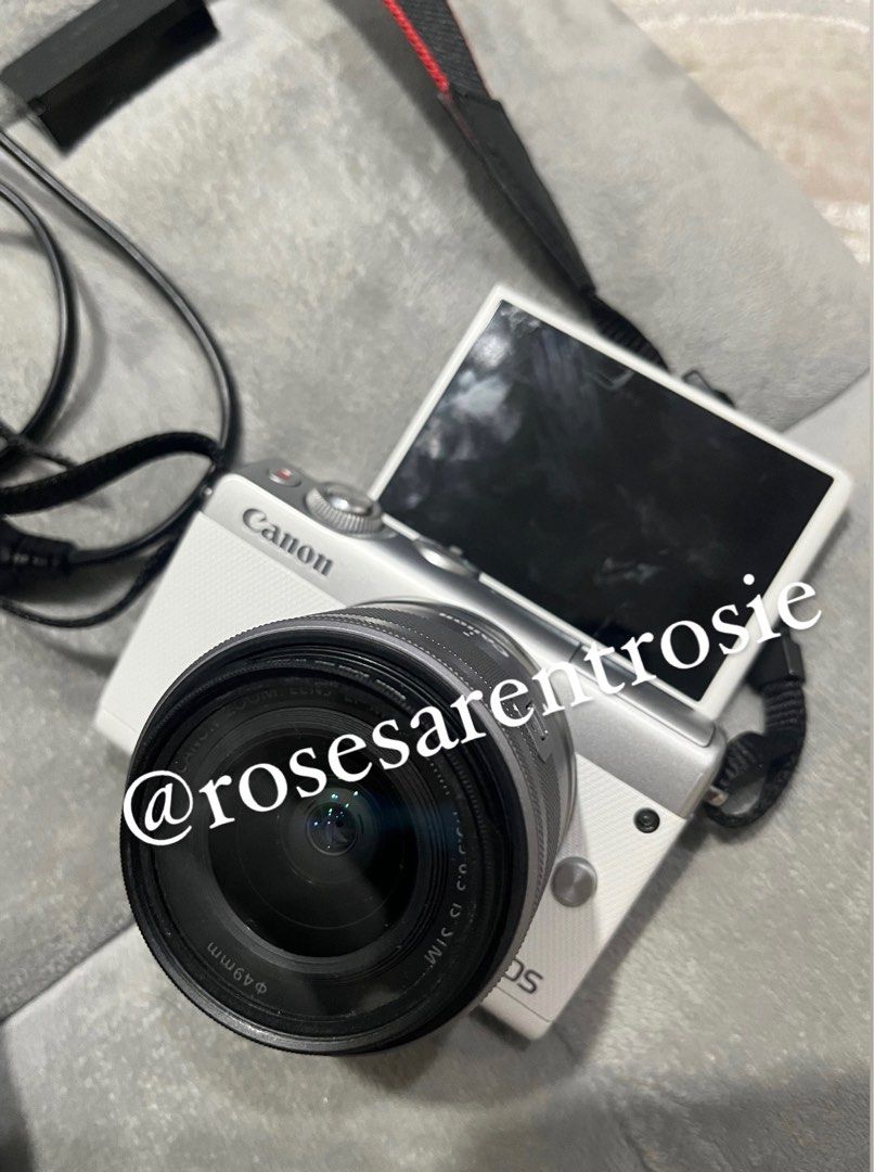 (NO NEGO)Canon EOS M100 mirrorless camera 15-45mm Image Stabilizer STM lens, Photography ...