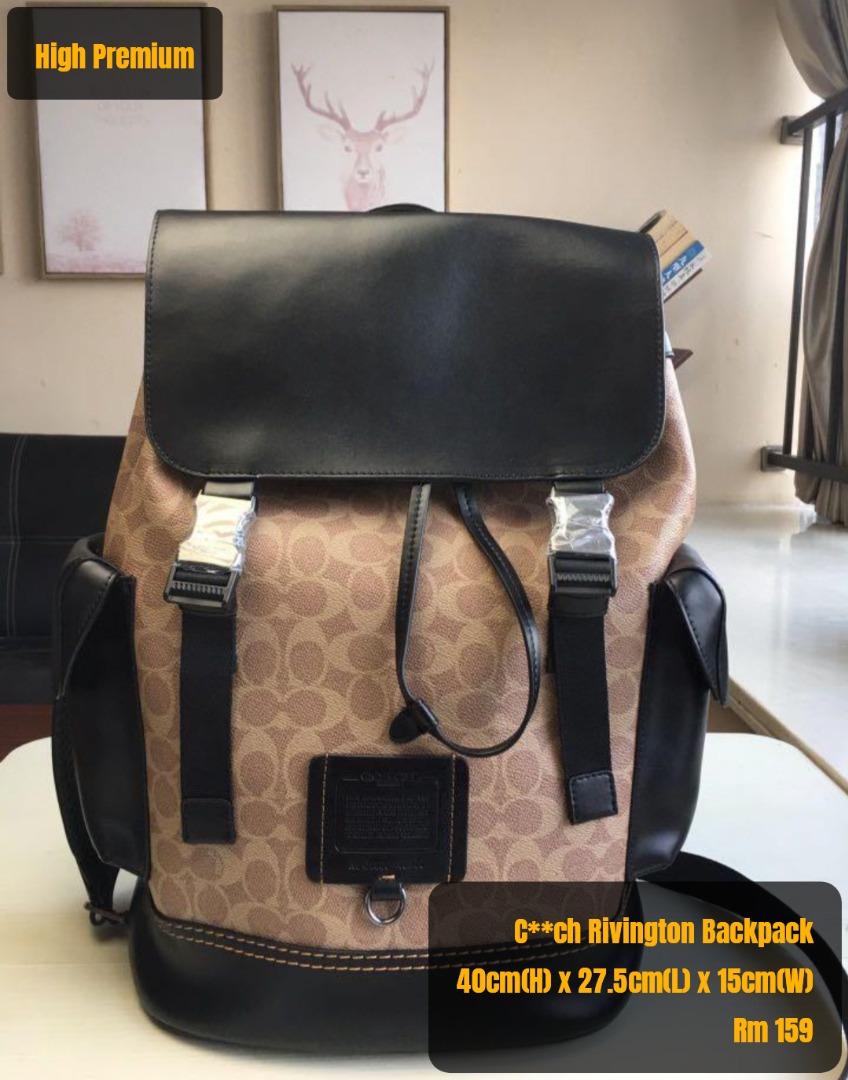 C**ch Rivington Backpack, Men's Fashion, Bags, Backpacks on Carousell
