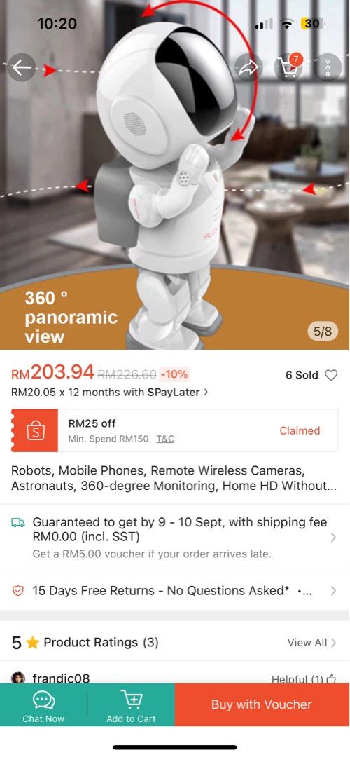 CCTV CAMERA ROBOT, TV & Home Appliances, Electrical, Adaptors & Sockets ...