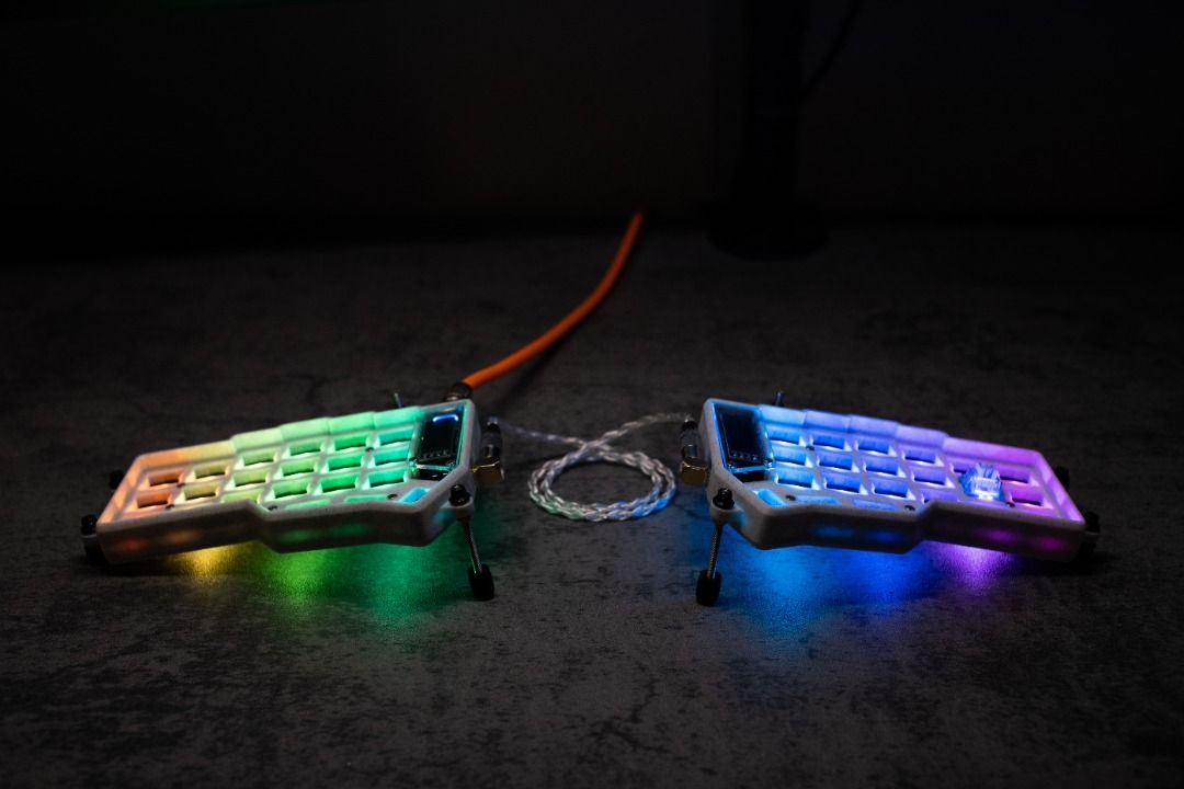 [Built] Corne v3 Custom Wired Split Ergonomic Keyboard QMK VIAL ...