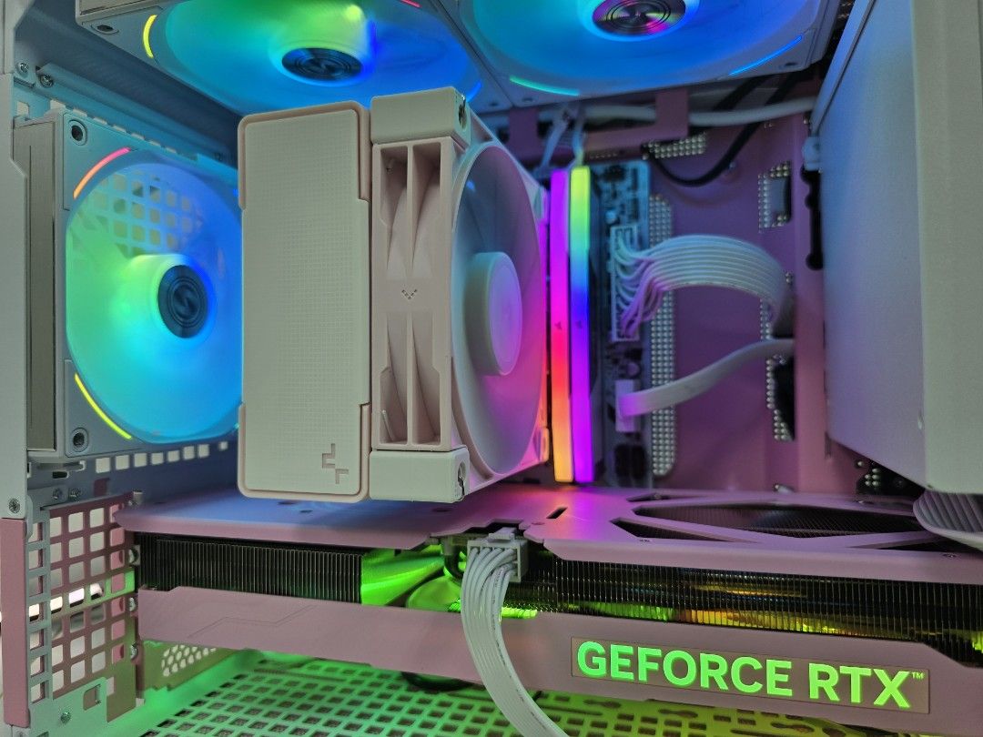 CUSTOM PINK/SMALL FORM FACTOR PC - RYZEN 5 7500F + RTX 4070 ...