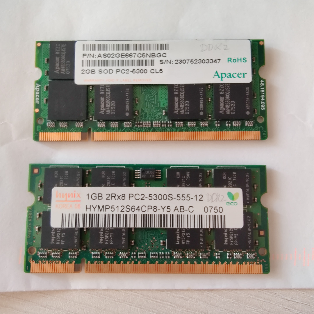 DDR2 RAM, Computers & Tech, Parts & Accessories, Computer Parts on ...