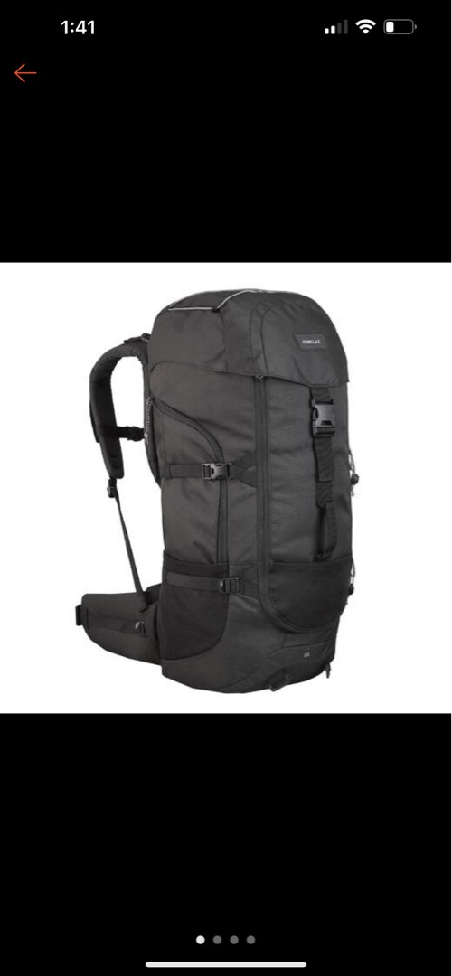 Decathlon Forclaz Travel Backpack 50L - Forclaz 50, Sports Equipment, Hiking & Camping on Carousell