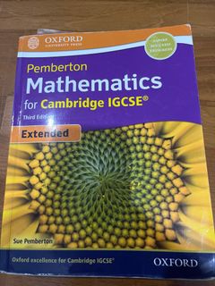 Extended Mathematics for Cambridge IGCSE Third Edition, Hobbies & Toys ...