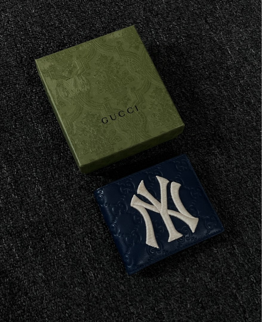 GUCCI X NY MONOGRAM LOGO WALLET, Luxury, Accessories on Carousell