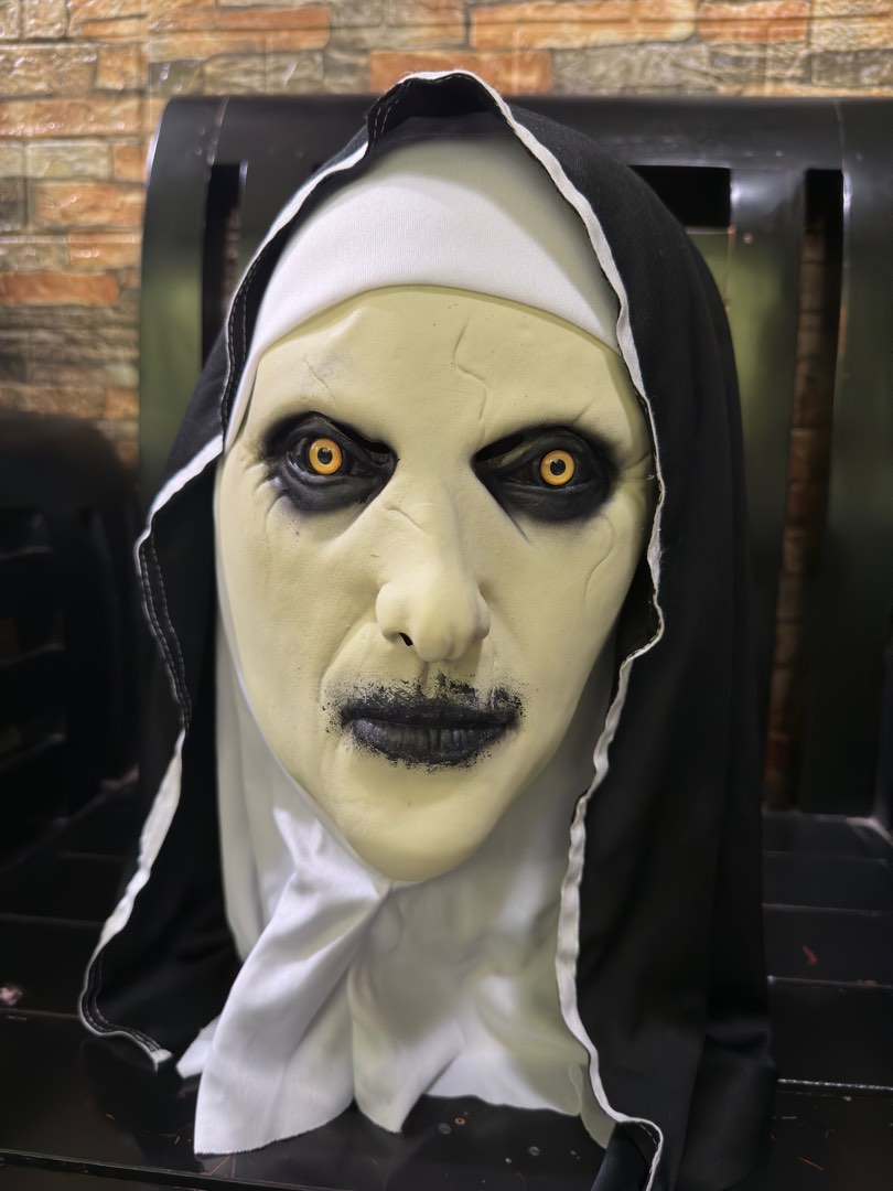 Halloween Costume Mask The Nun Valak Mask, Hobbies & Toys, Toys & Games ...