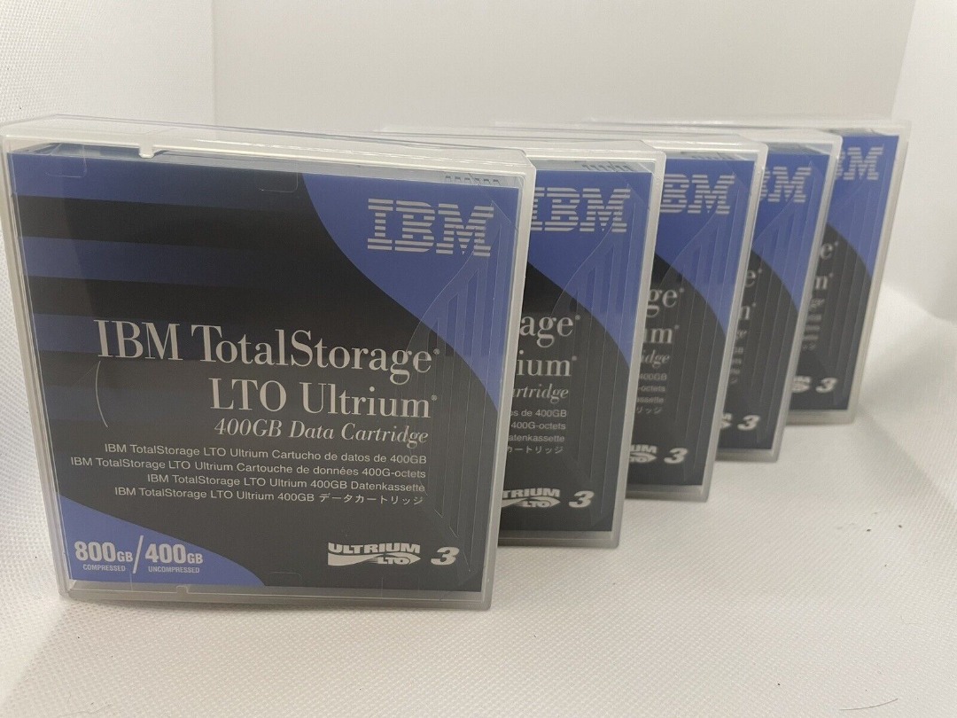 IBM 24R1922 TotalStorage LTO Ultrium 3 Tape Cartridge LTO-3 400GB ...