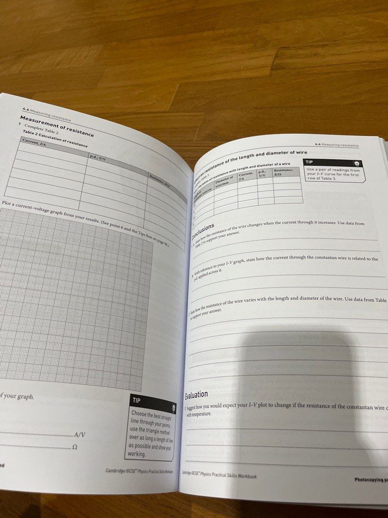 IGCSE Physics Practical Skills Workbook, Hobbies & Toys, Books ... IGCSE Physics Practical Skills Workbook, Hobbies & Toys, Books ...