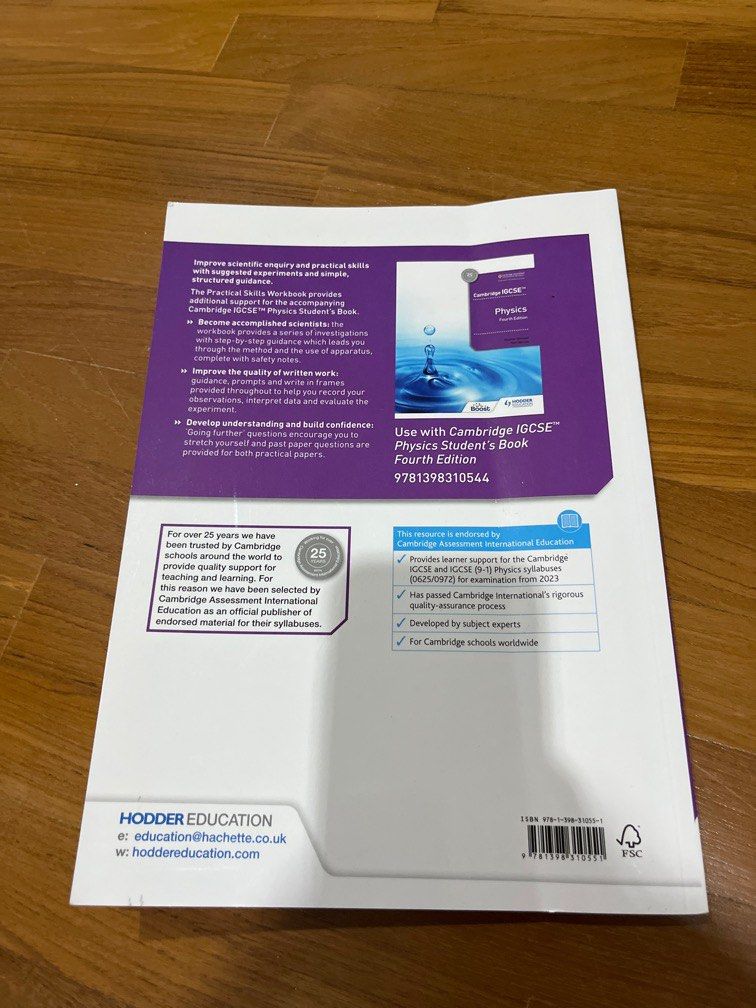 IGCSE Physics Practical Skills Workbook, Hobbies & Toys, Books ... IGCSE Physics Practical Skills Workbook, Hobbies & Toys, Books ...