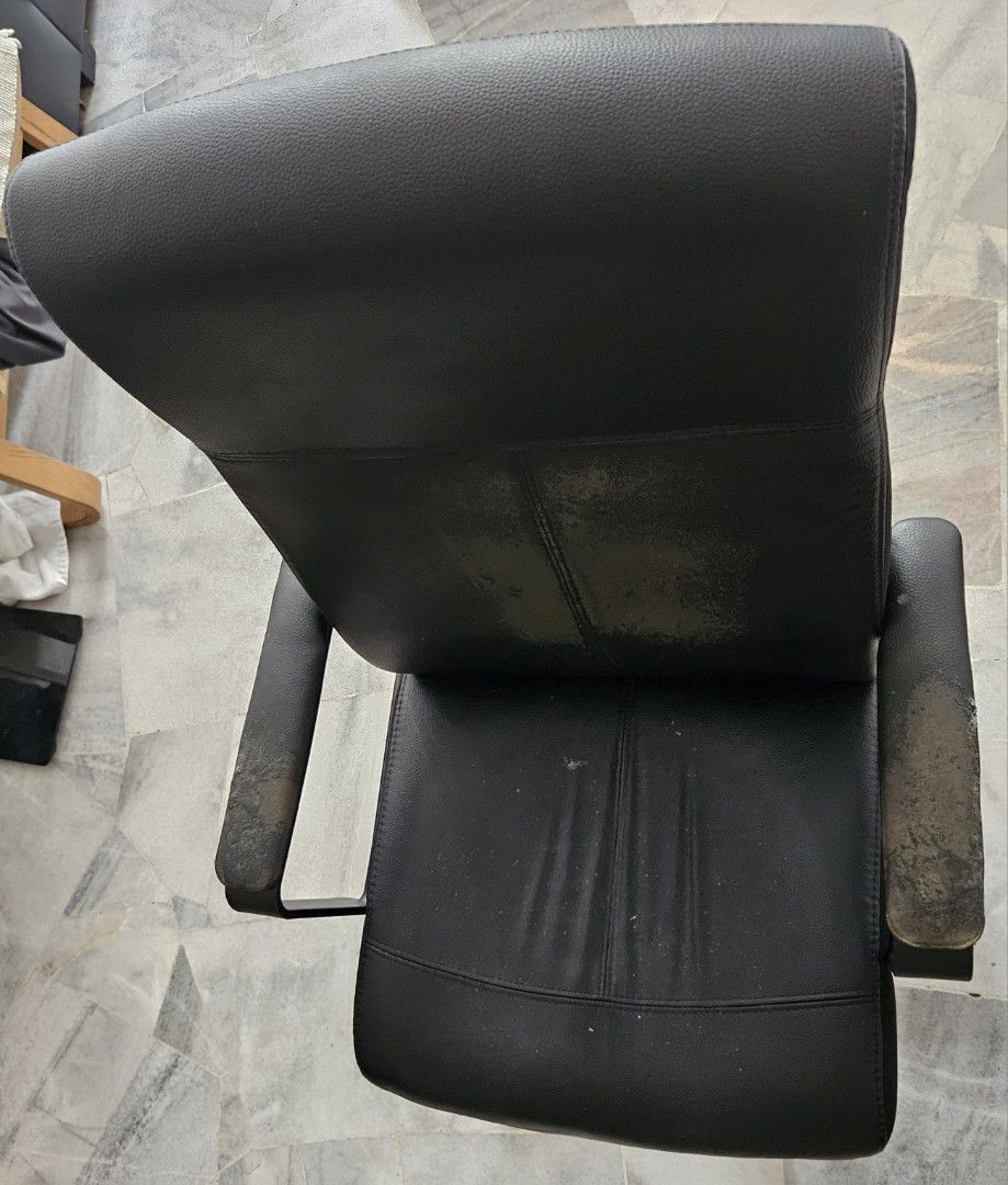 IKEA CHAIR MILLBERGET BLACK, Furniture & Home Living, Furniture, Chairs ...