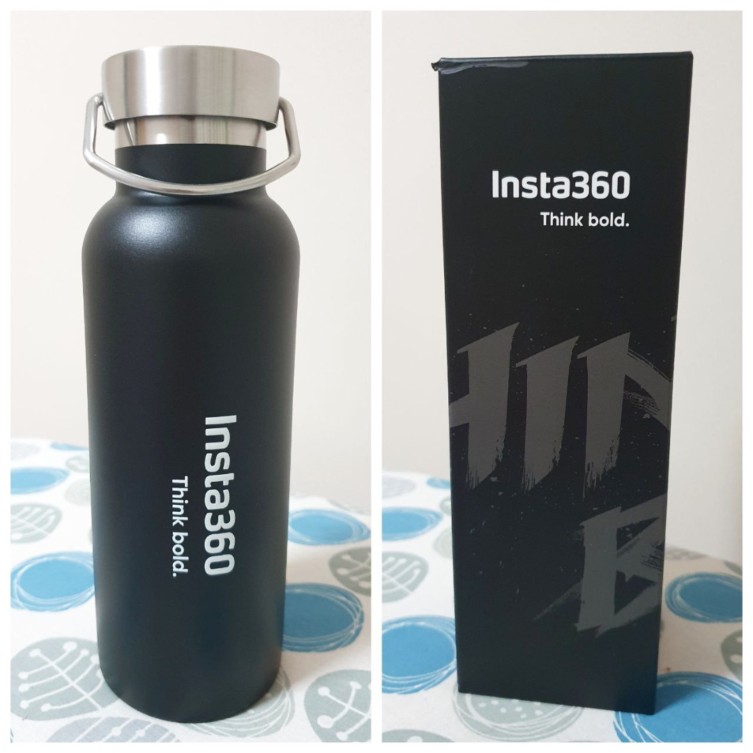 Insta360 Stainless Steel Heavy Duty Vacuum Tumbler Flask (Black ...