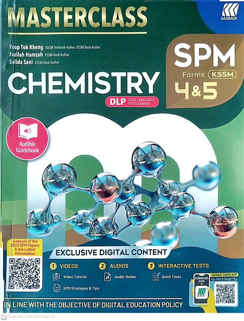 KSSM CHEMISTRY SPM, Hobbies & Toys, Books & Magazines, Textbooks on ...