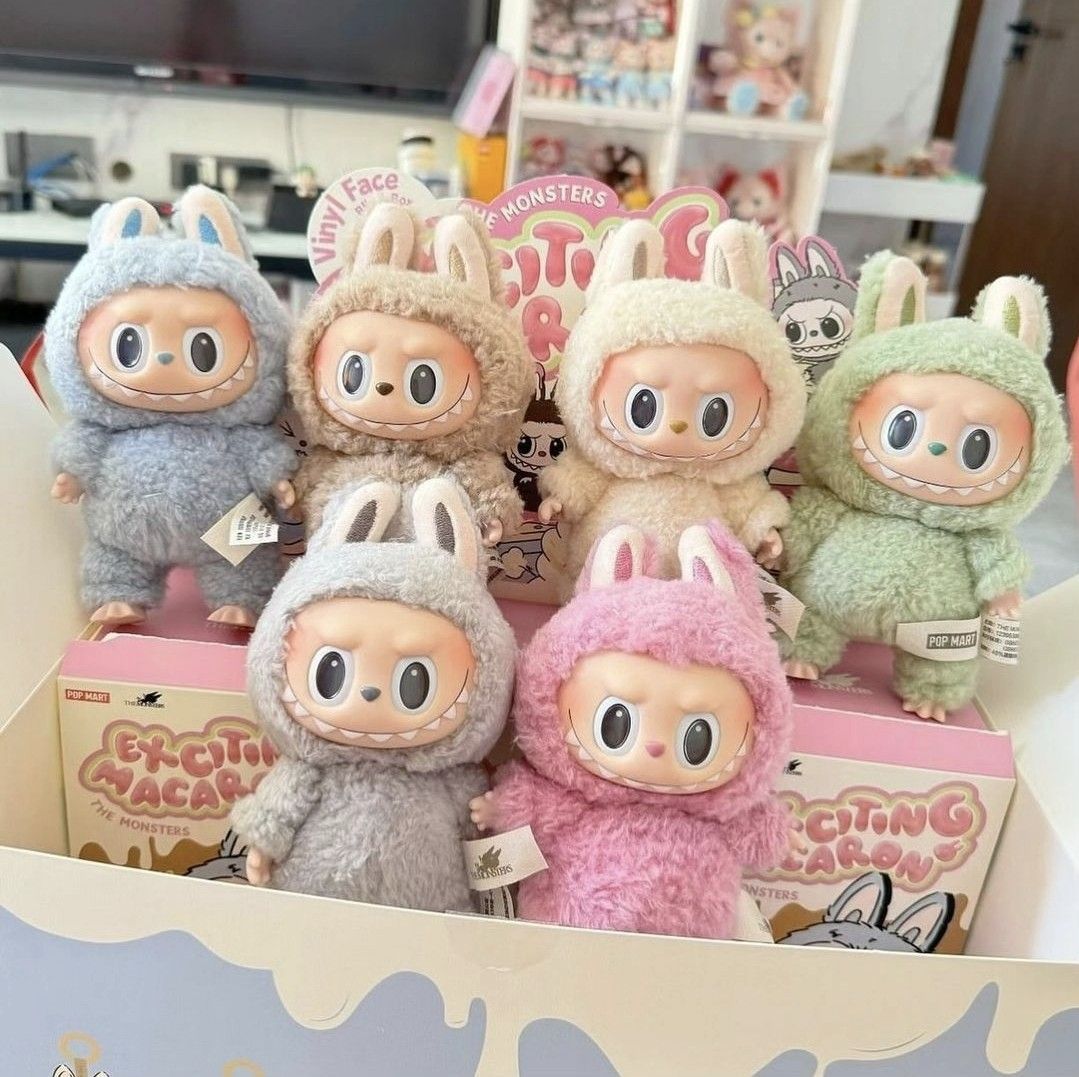 Labubu V1 / V2 Tasty macarons vinyl face blind box Have A Seat whole set, Hobbies & Toys, Toys ...