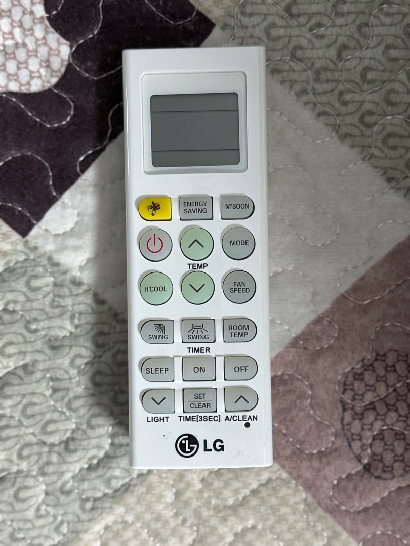 LG Aircon Remote Control, TV & Home Appliances, Air Conditioners ...