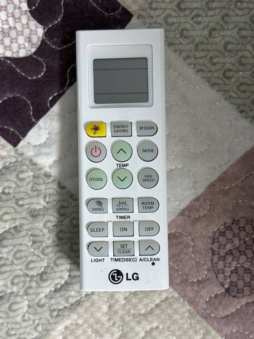 LG Aircon Remote Control, TV & Home Appliances, Air Conditioners ...