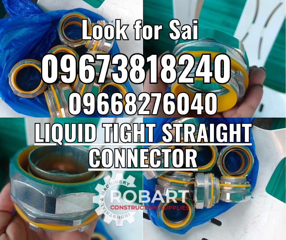 Liquid Tight Straight Connector, Commercial & Industrial, Construction ...