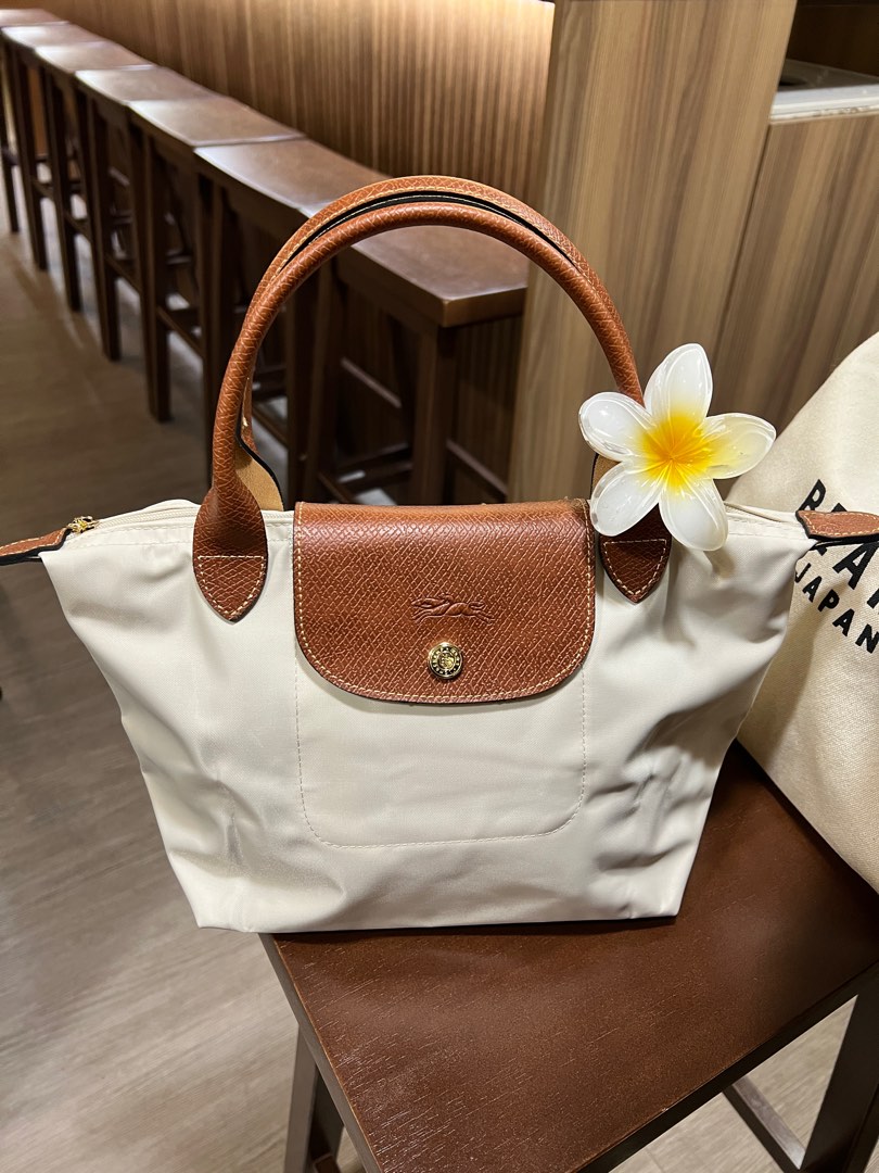 Longchamp Le Pliage Small Short Handle Handbag in Paper, Luxury, Bags ...