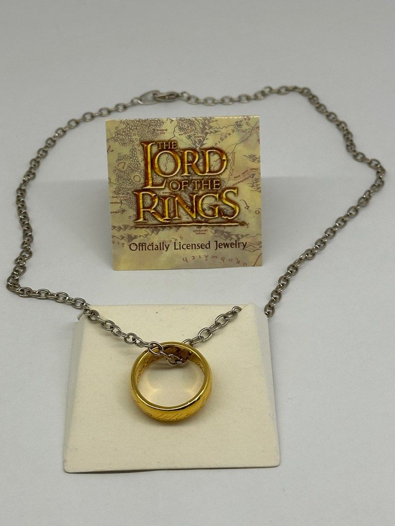 Lord of The Ring - Frodo Rings 24k gold plated, Hobbies & Toys ...
