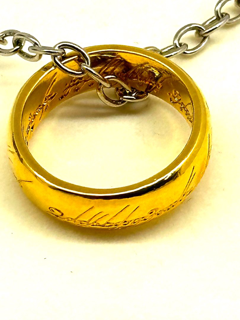 Lord of The Ring - Frodo Rings 24k gold plated, Hobbies & Toys ...