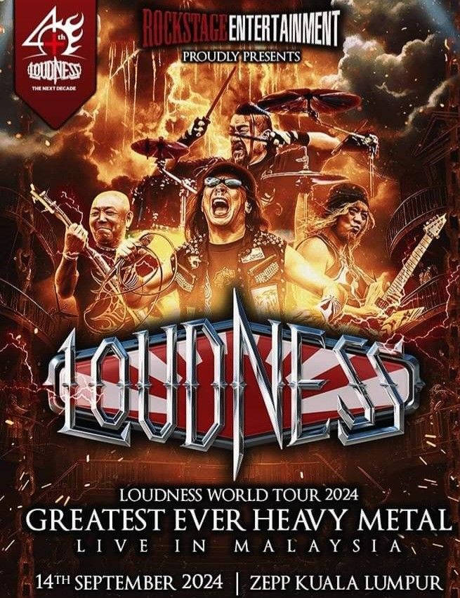LOUDNESS LIVE IN KL 2024, Tickets & Vouchers, Event Tickets on Carousell