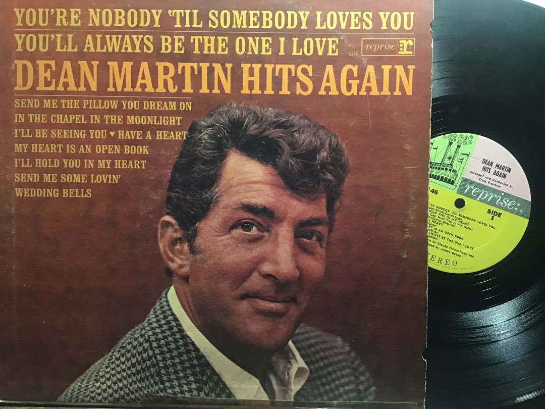 Lp Dean Martin Hits Again Oop Vinyl Record Anubis Piring Hitam Oldies Hobbies And Toys Music