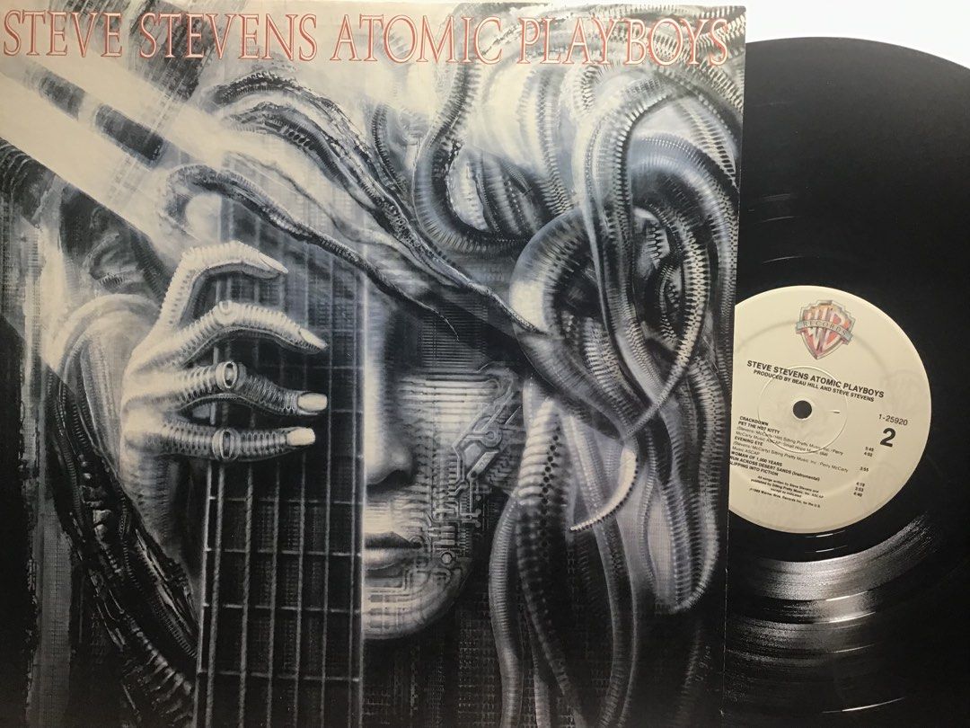 LP Steve Stevens - Atomic Playboys OOP USA VINYL RECORD Anubis Piring ...