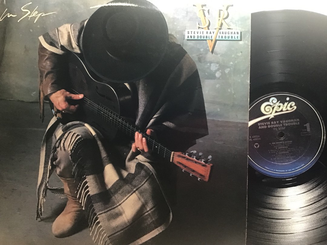 LP Stevie Ray Vaughan (SRV) - In Step OOP USA VINYL RECORD Anubis ...
