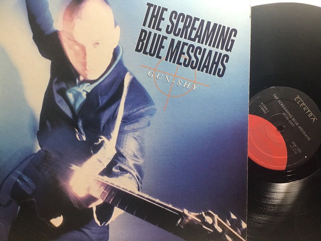 LP The Screaming Blue Messiahs - Gin- Shy OOP USA VINYL RECORD Anubis ...