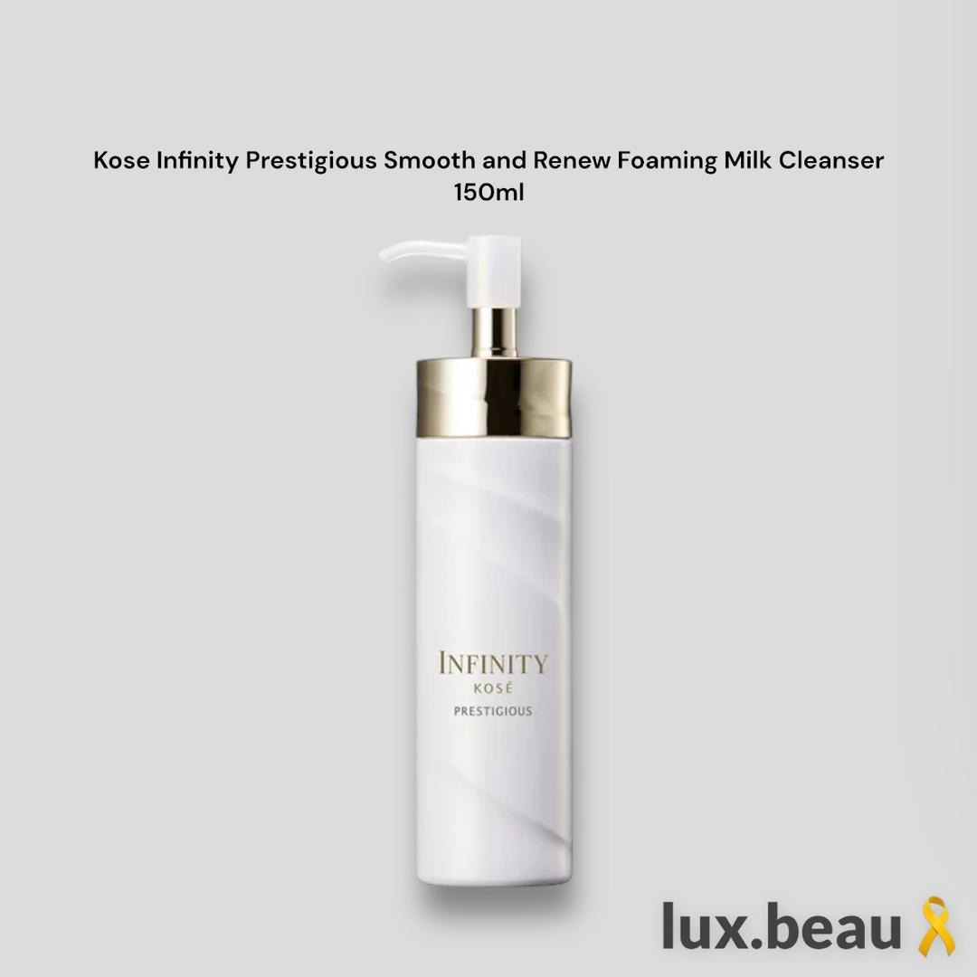 LUX.BEAU - Kose Infinity Prestigious Smooth and Renew Foaming Milk Cleanser 150ml, Beauty ...