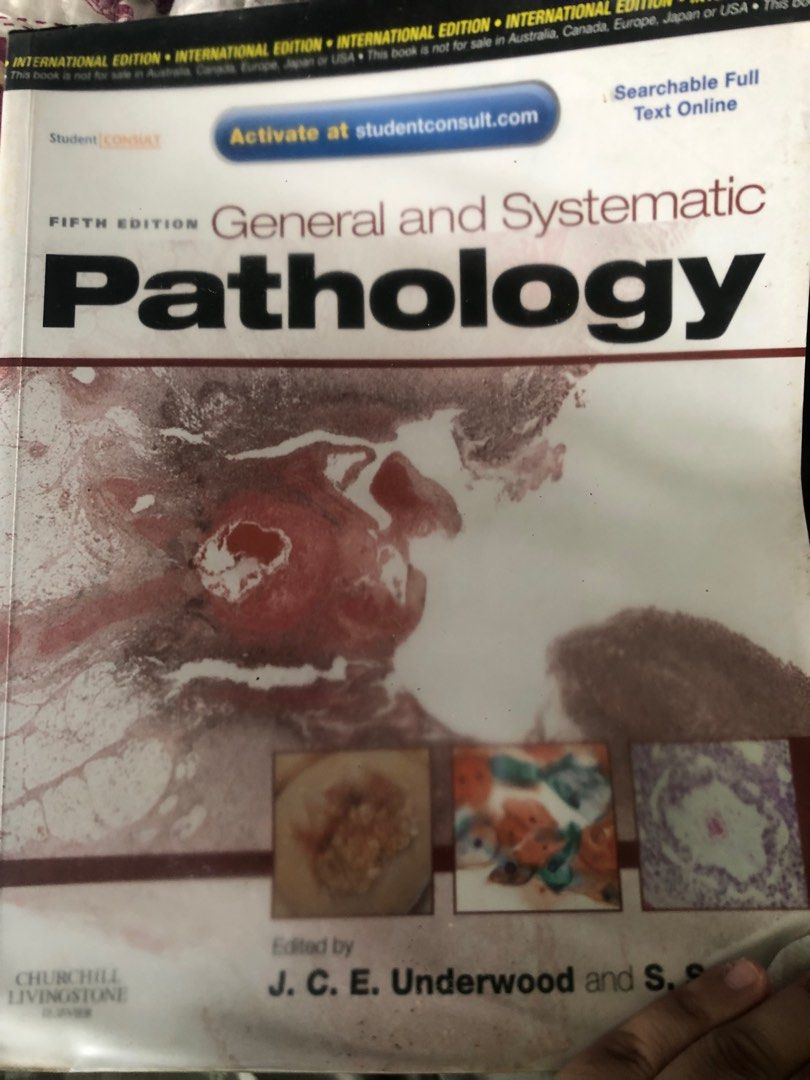 Medical textbook (General n systematic pathology, underwood cross ...