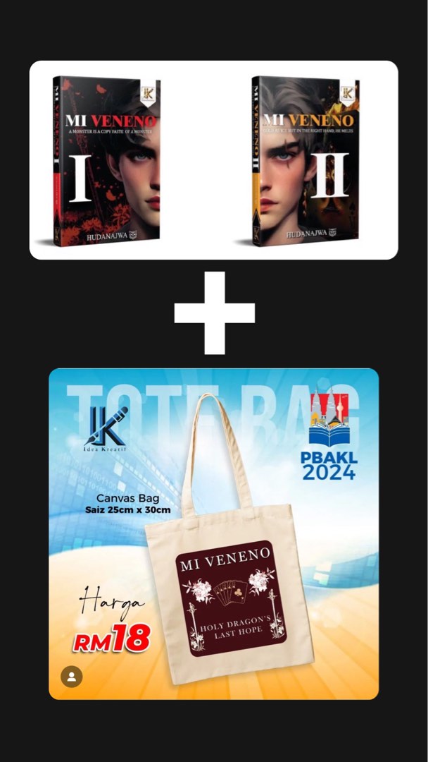 Mi Veneno I&II + Totebag, Hobbies & Toys, Books & Magazines, Storybooks on Carousell