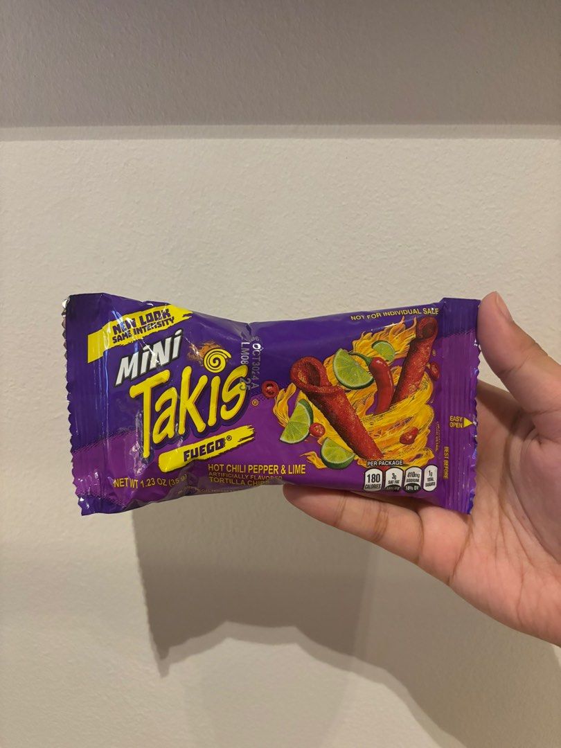 Takis Fuego 1.23 OZ (35g) per pack, Food & Drinks, Other Food & Drinks ...