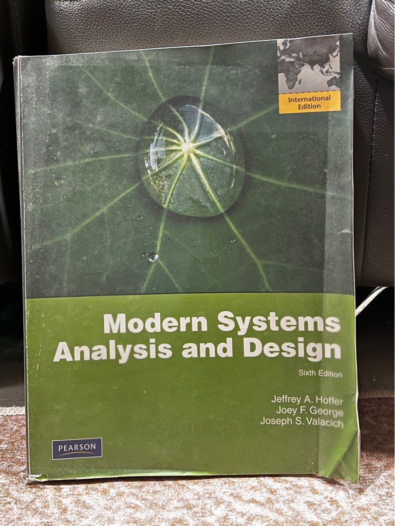 Modern Systems Analysis And Design 6th Edition Hobbies And Toys Books And Magazines Textbooks On