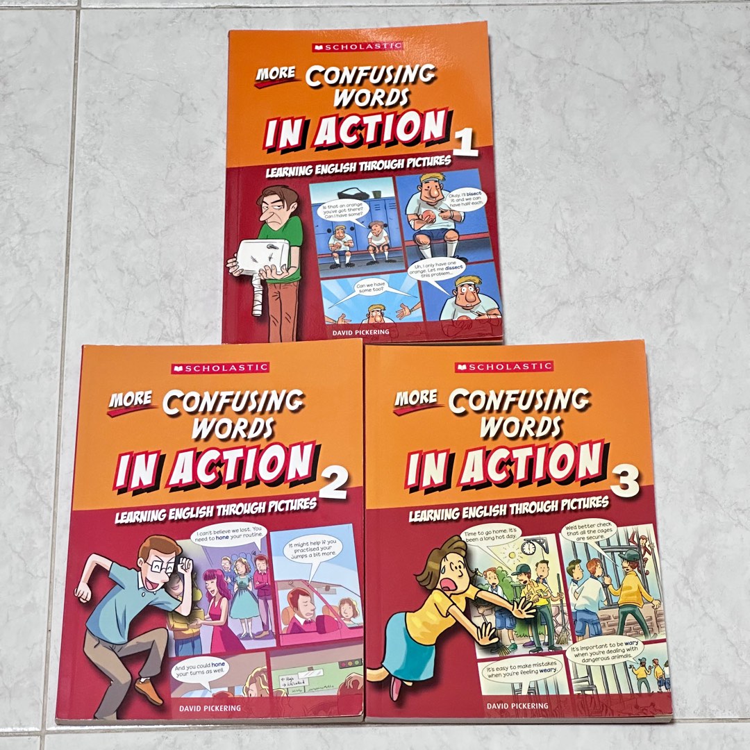 More Confusing Words IN ACTION 1, 2 & 3, Hobbies & Toys, Books ...