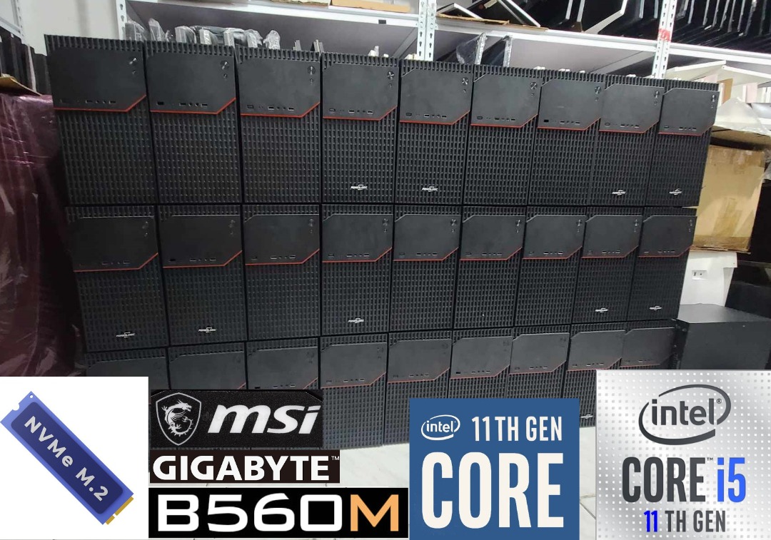 MSI/Gigabyte Intel I5 11th Gen 6 Core,PC CPU, 250GB NVME, 16GB HyperX ...