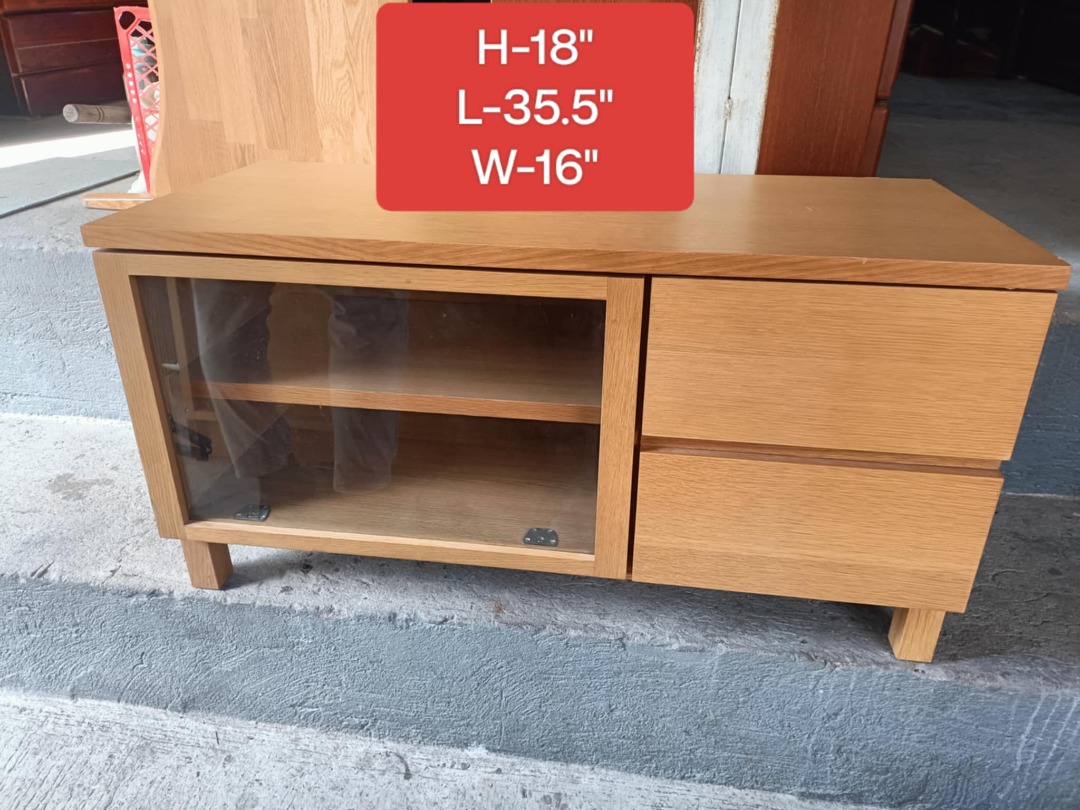 Muji tv rack with drawer organizer, Furniture & Home Living, Furniture ...