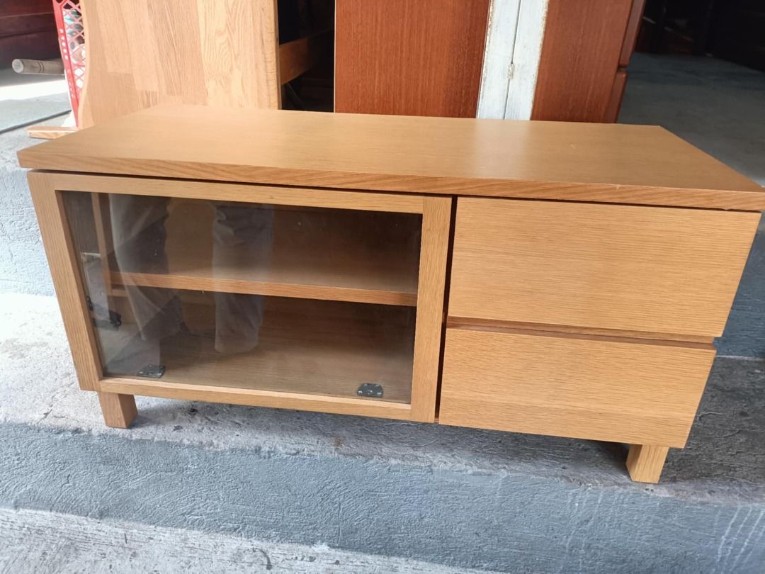 Muji tv rack with drawer organizer, Furniture & Home Living, Furniture ...