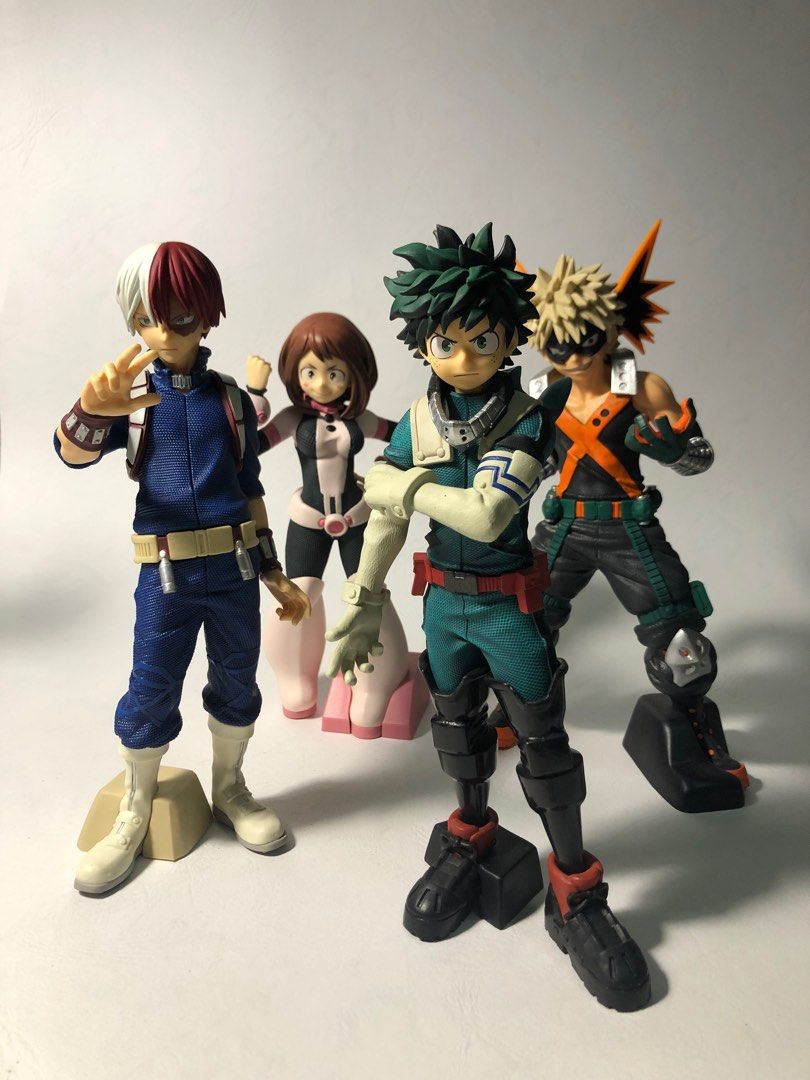 My Hero Academia Texture Figure Set of 4, Hobbies & Toys, Toys & Games ...