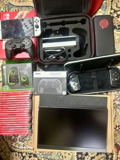 Full set Nintendo Switch Oled, Video Gaming, Video Game Consoles ...