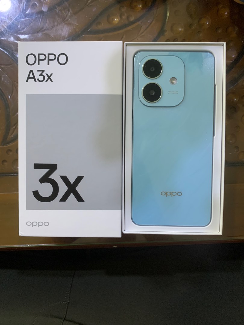 OPPO FON MURAH NEW OPPO A3X 4 GB-128 GB ROM Blue 128GB, Mobile Phones ...